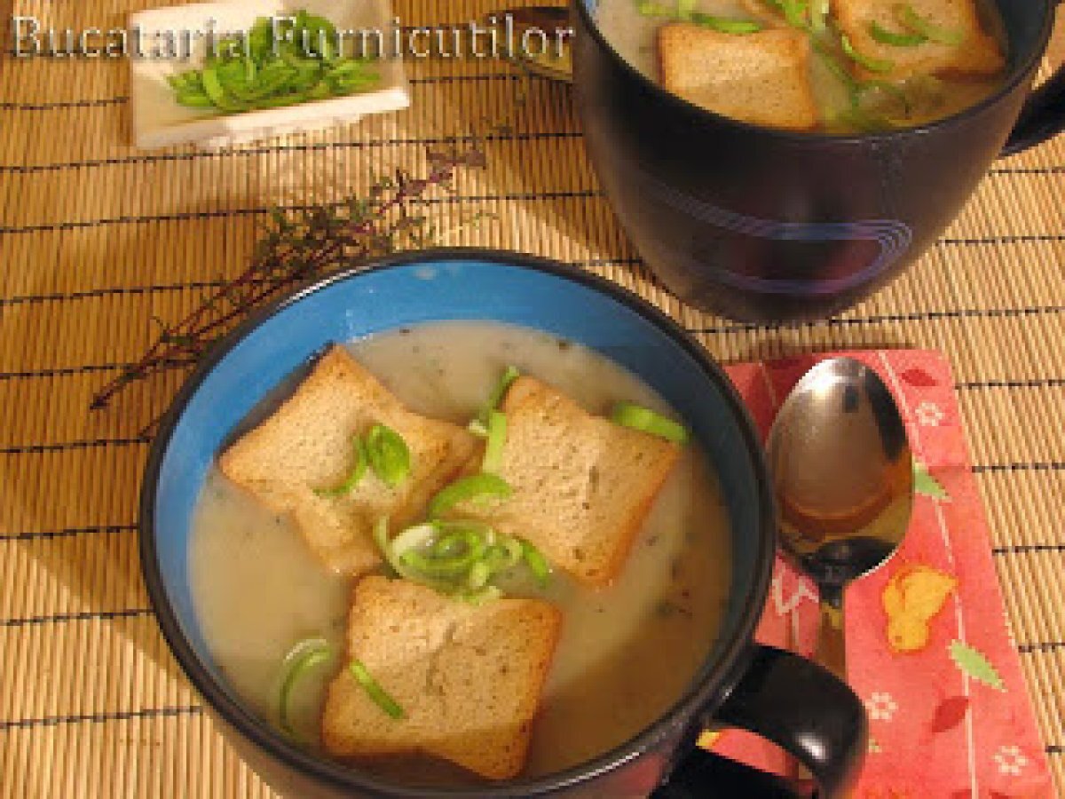 Supa crema de praz - Rețetă Petitchef