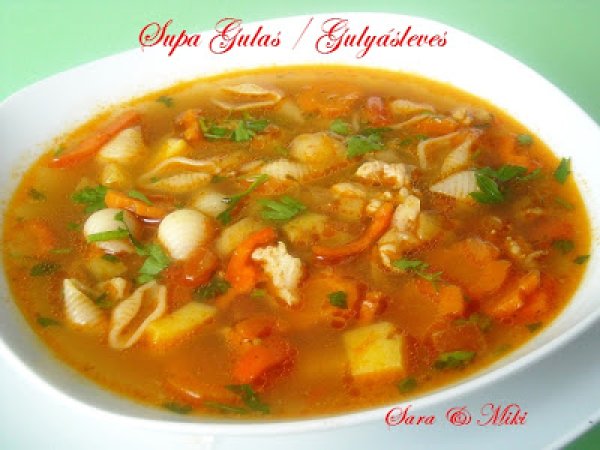 Rețetă de supă gulas / gulyásleves