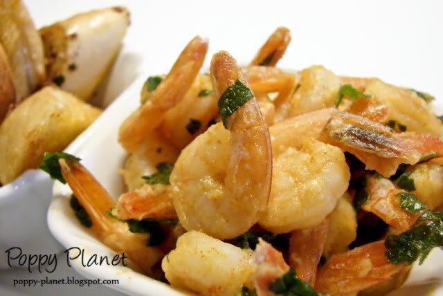 Rețetă tapas - creveti cu usturoi