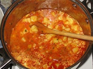 Tocanita de cartofi de post - Rețetă Petitchef