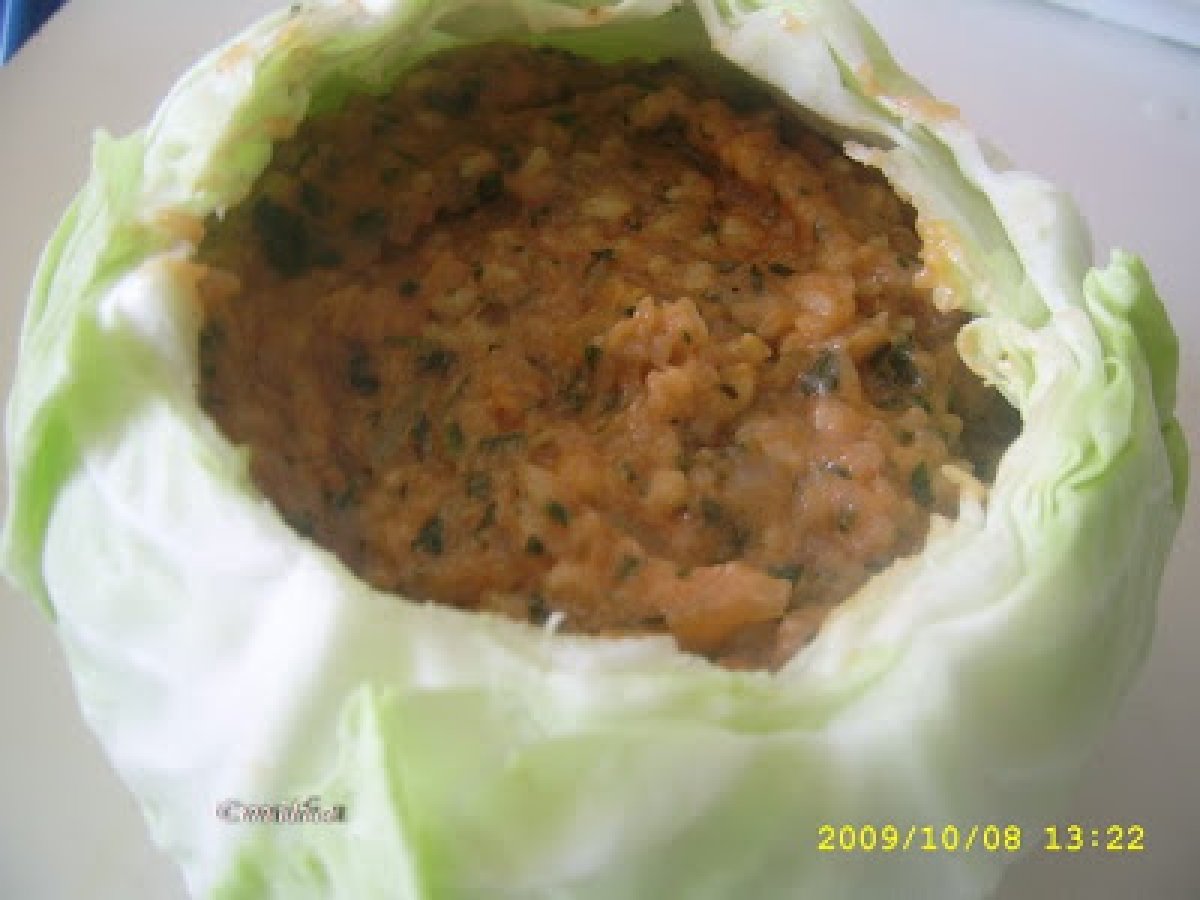 Rețetă de varză umplută